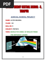 Physics Class 12 Project | PDF | Diffraction | Electrodynamics