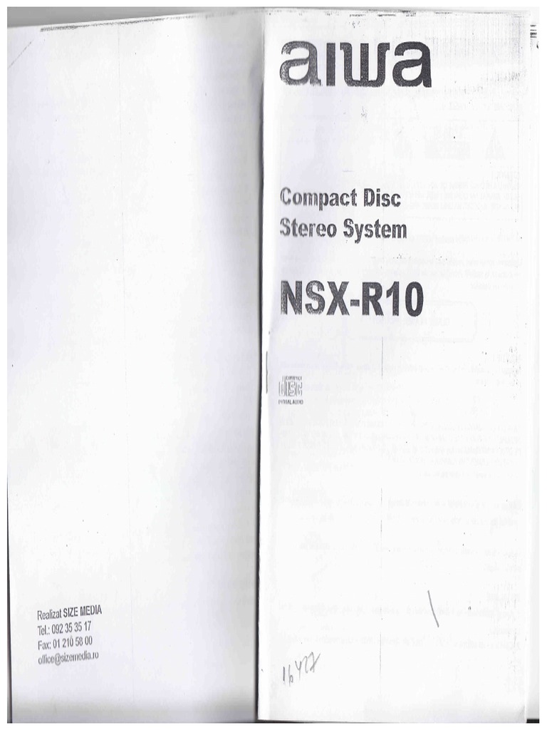 Aiwa NSX r10 | PDF
