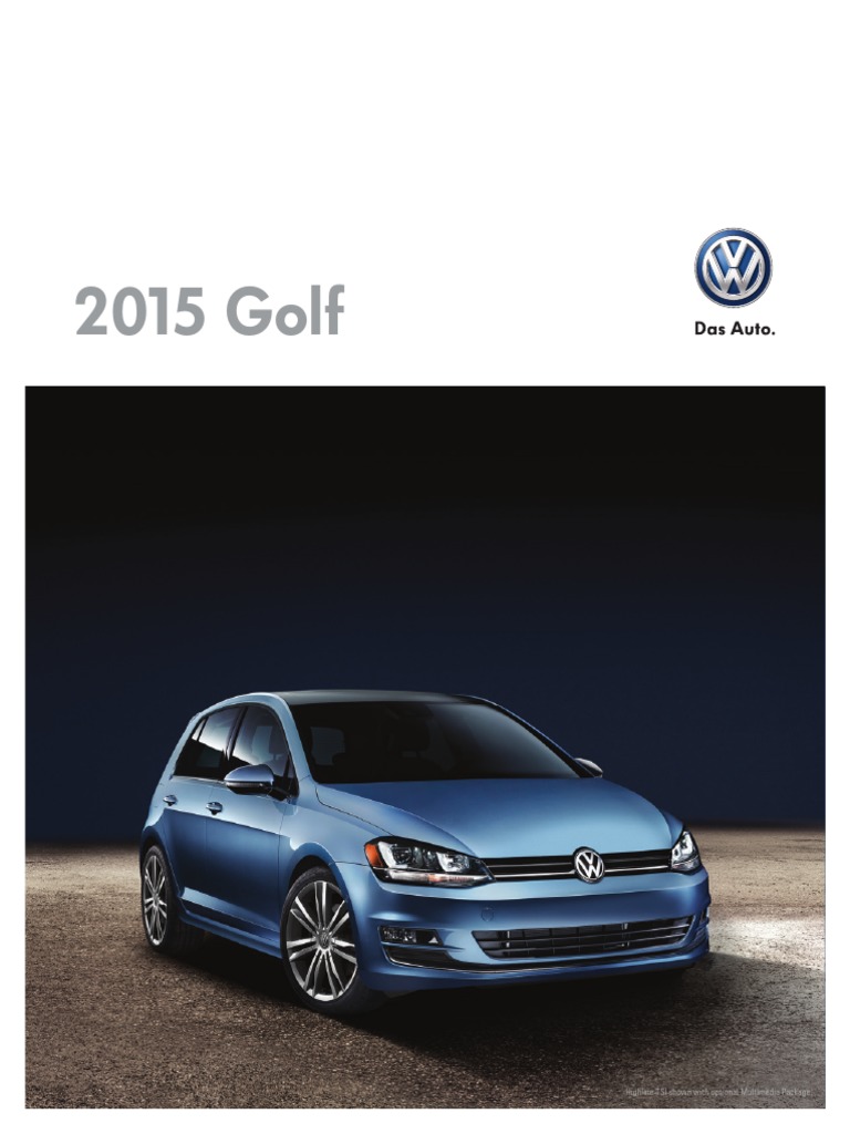 2015 Volkswagen Golf Brochure en | PDF | Volkswagen | Automatic ...
