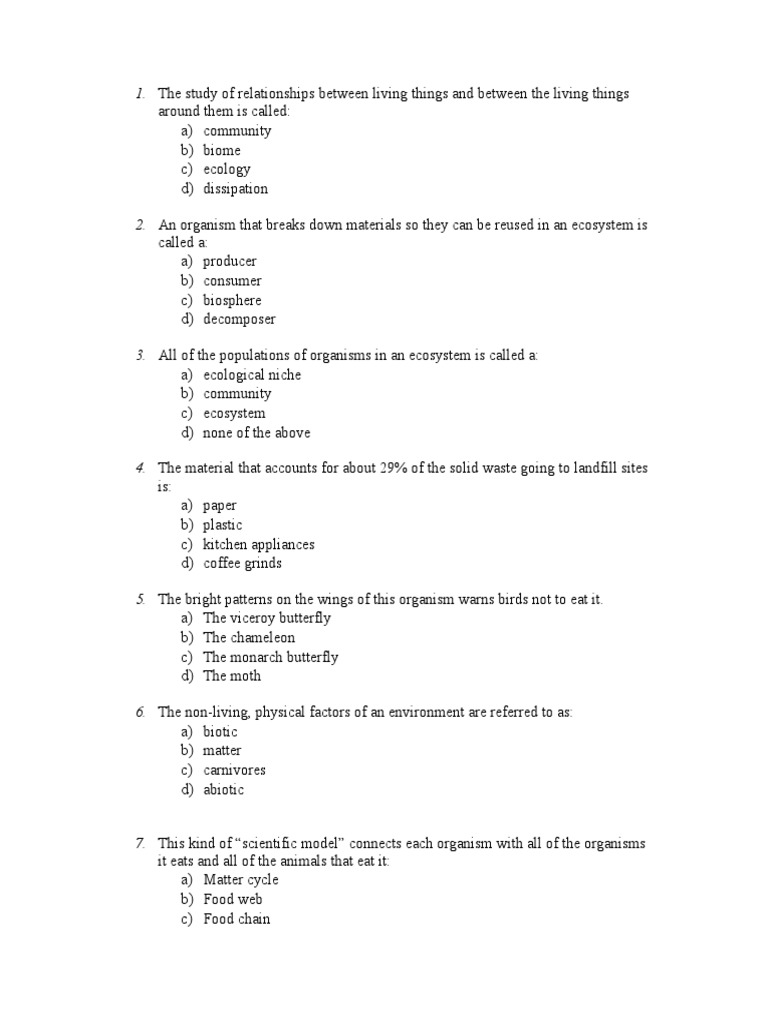 Grade 7 Eco in Class | PDF | Ecosystem | Ecology