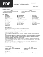 Social Studies 20-1 | PDF | Nationalism | Canada