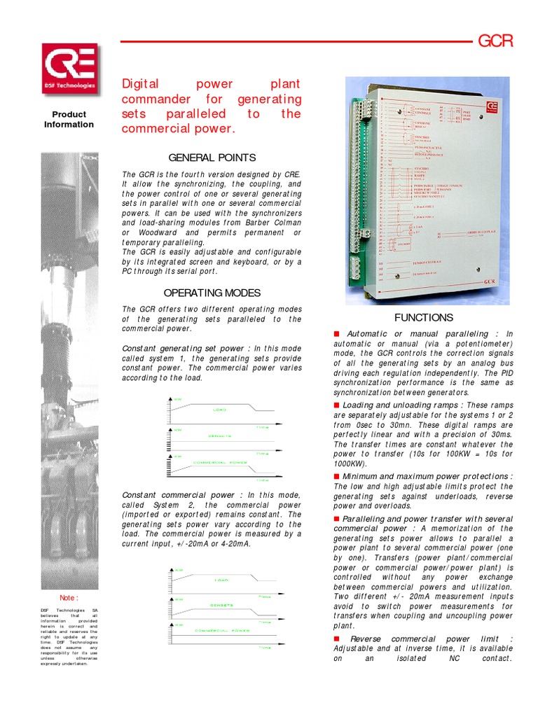 GCR | PDF | Power Supply | Relay