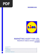 Lidl Strategy Analysis | PDF | Supermarket | Swot Analysis
