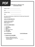 Staff Nurse Evaluation Tool | PDF | Health Education | Nursing