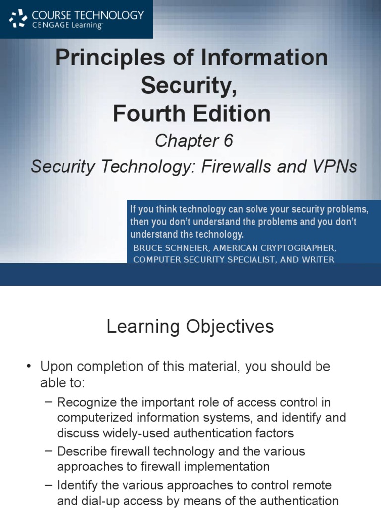 PPT ch06 | PDF | Firewall (Computing) | Virtual Private Network