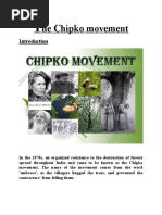 Overview of the Chipko Movement | PDF | Social Movements | Natural ...