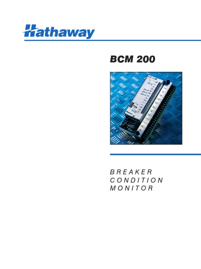 BCM 200 Brochure | PDF | Electromagnetism | Electric Power