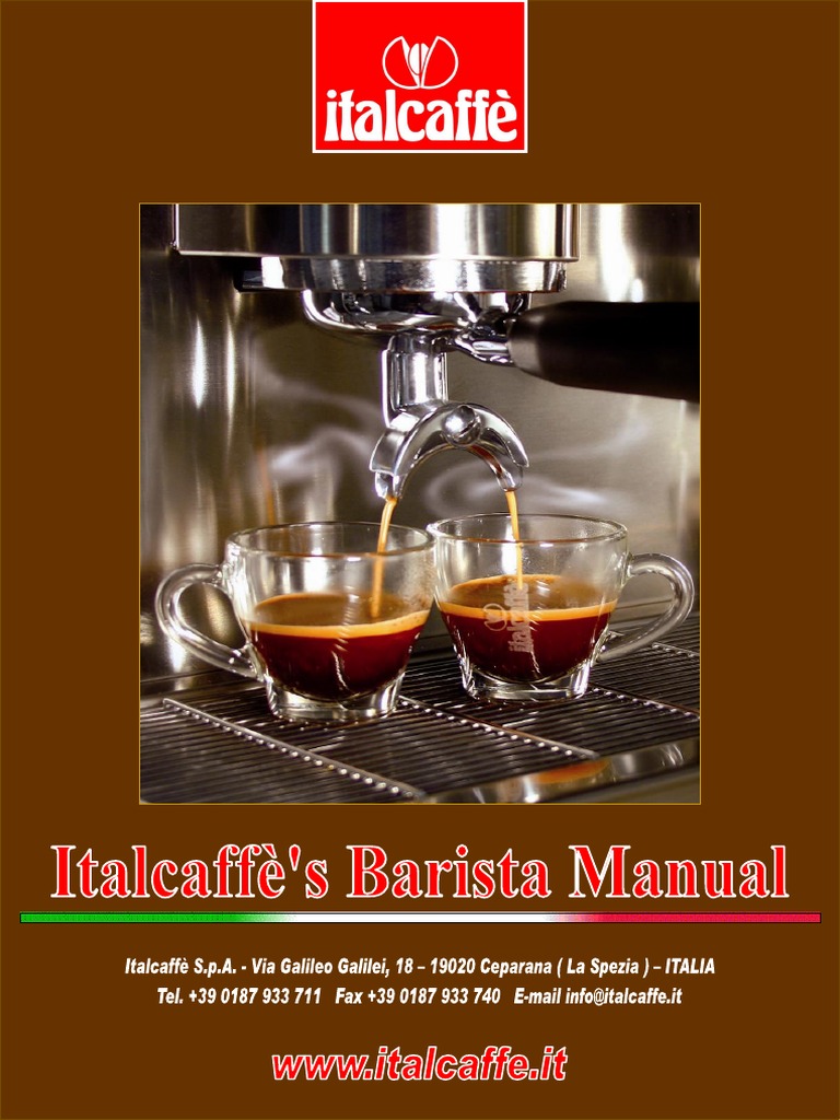 Italcaffè Barista Training Manual | PDF