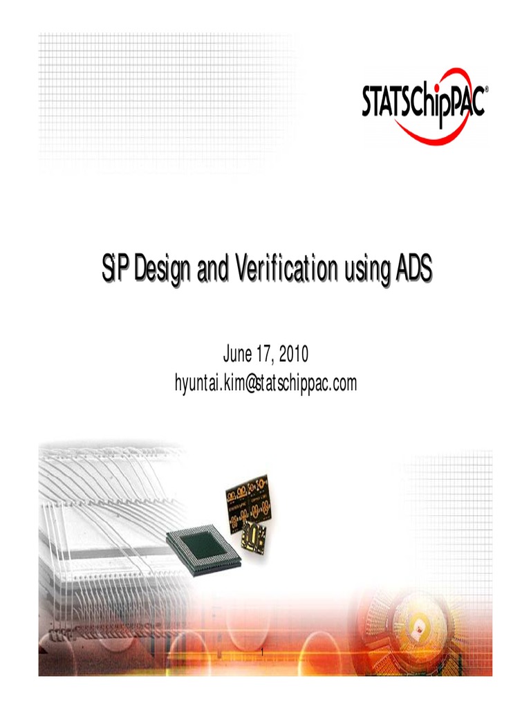 Sip Design and Verification Using Ads | PDF | Integrated Circuit ...