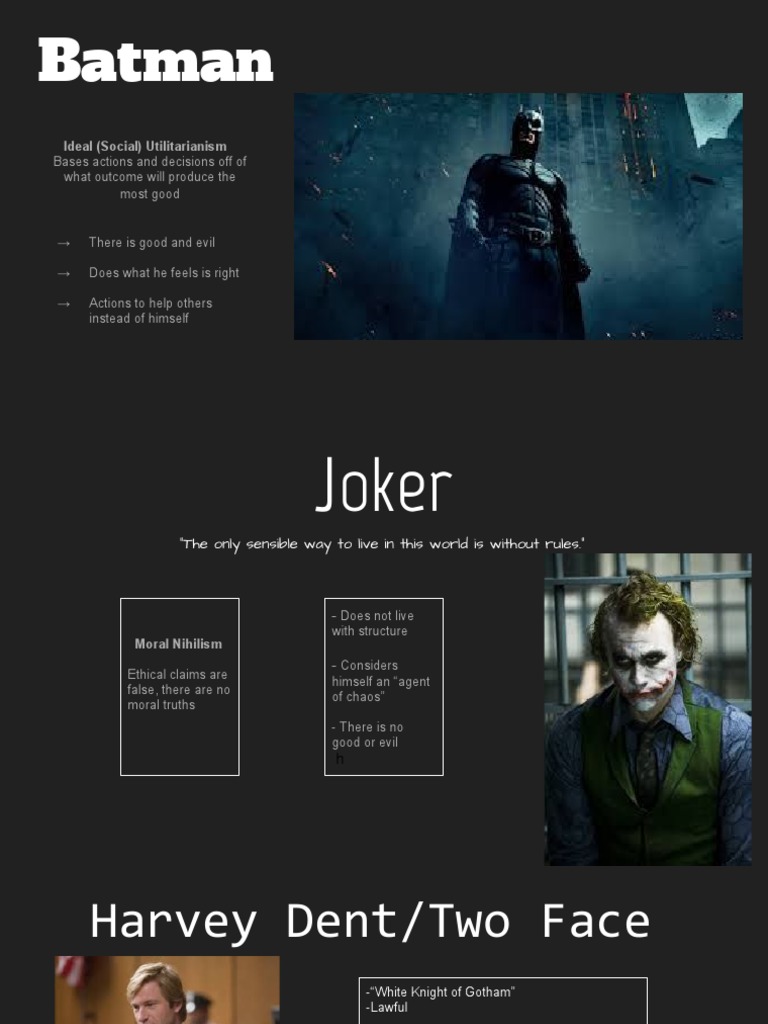 Batman Comparison Poster | PDF