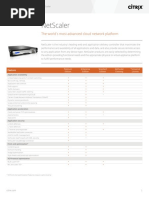 Netscaler Data Sheet | PDF | Citrix Systems | Cloud Computing