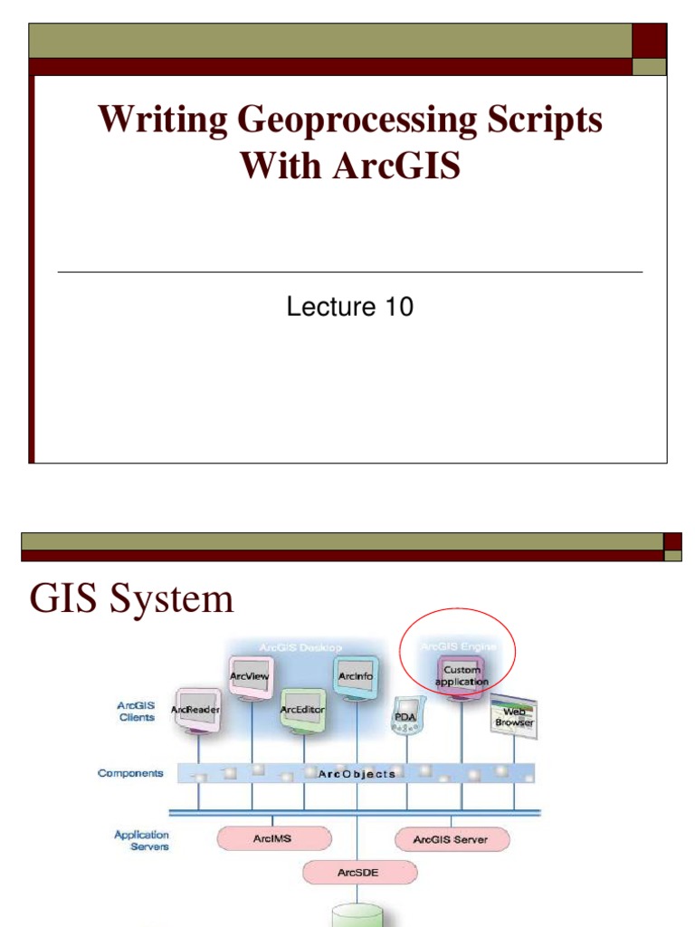 Python and ARCPY | PDF | Arc Gis | Application Software