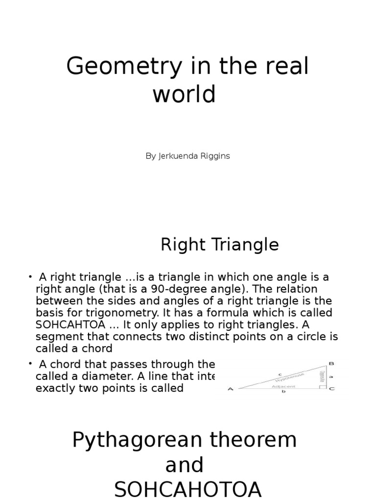 Geometry in The Real World | PDF