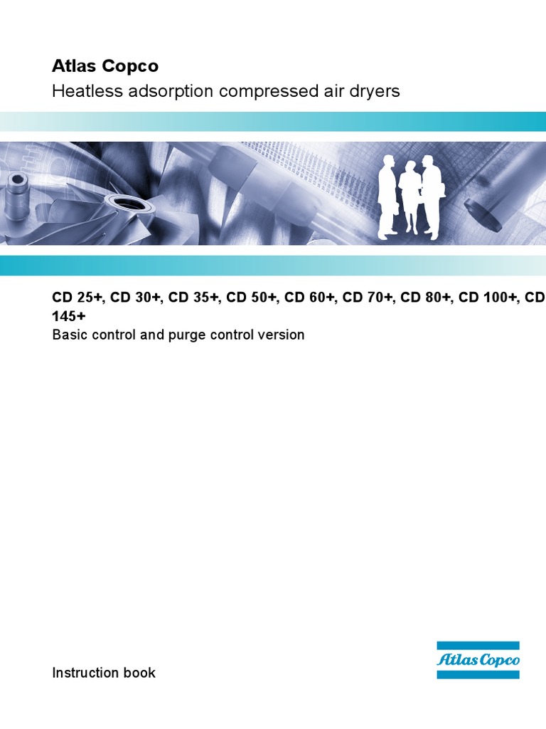 Atlas Copco Heatless Adsorption Compressor Air Dryer | PDF | Clothes ...