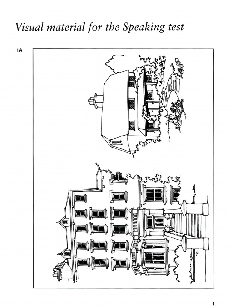 Visual Material For The Speaking Test | PDF
