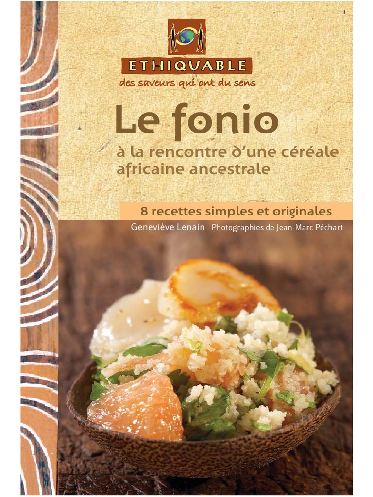 Recettes Créatives au Fonio | PDF | Céréale | Aubergine