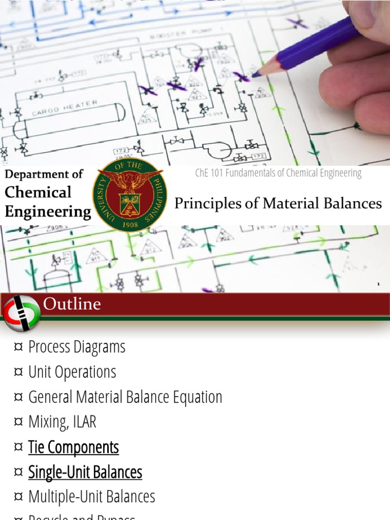 ChE 101 Material Balances Fundamentals Chemical Engineering | PDF ...