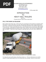 SPMT Description Incl Drawings | PDF | Trailer (Vehicle) | Crane (Machine)