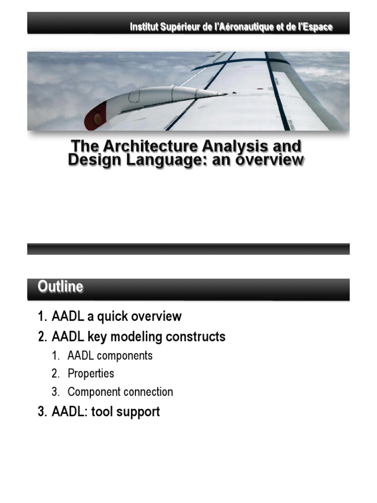 Part1 Introducing Aadl | PDF | Thread (Computing) | Component Based Software Engineering