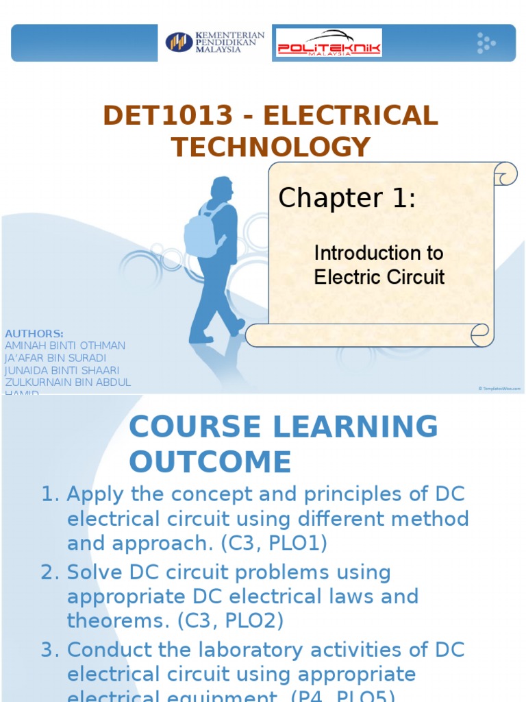 Electrical Technology Topic 1 Sem 1 Politeknik | PDF | Series And ...
