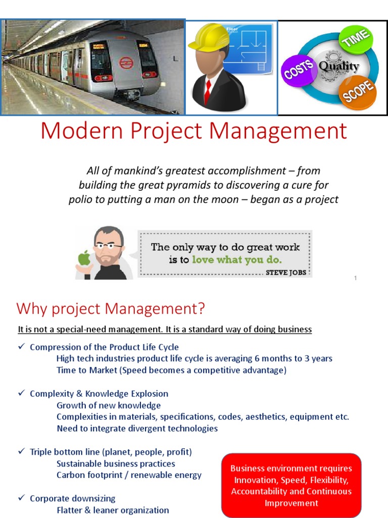 01 Modern Project Management | PDF | Project Management | Leadership