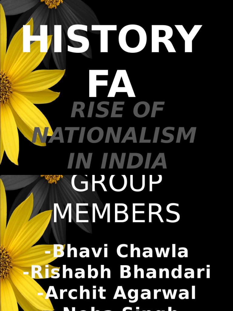 Rise of Nationalism in India | PDF | Mahatma Gandhi | Nonviolence