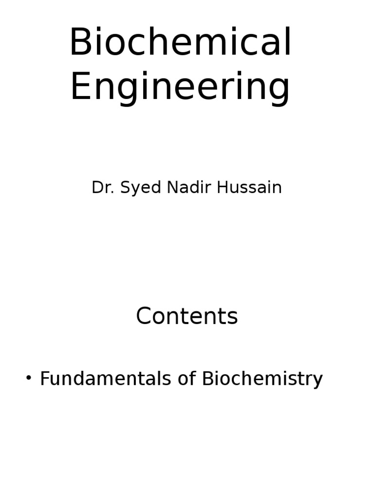 Biochemical Fundamentals Overview | PDF | Biochemistry | Chemistry