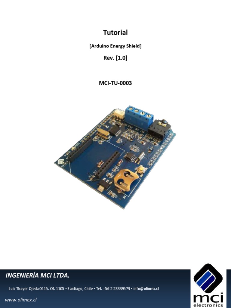 Arduino Energy Shield | PDF | Energia electrica | Arduino