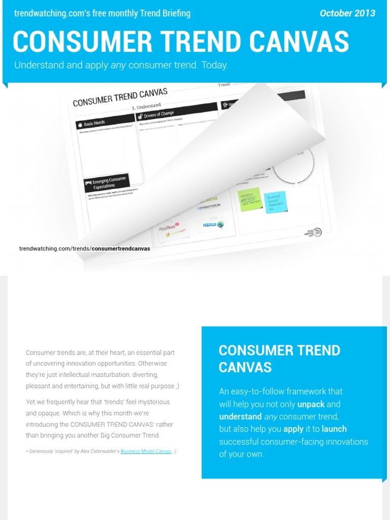 Consumer Trend Canvas | PDF | Retail | Brand