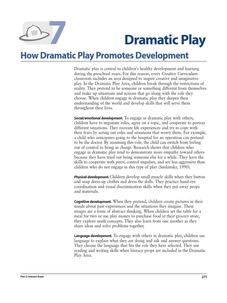 How Dramatic Play Promotes Development | PDF | Teachers | Empathy