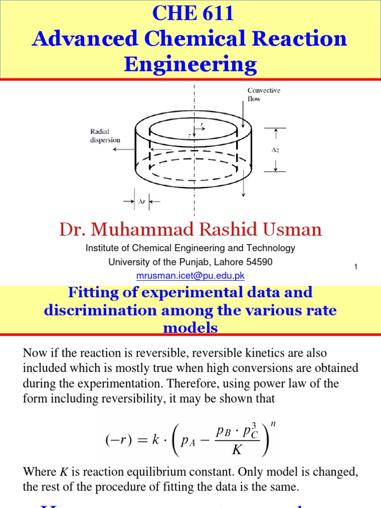 Advanced Chemical Reaction Engineering | PDF | Chemical Equilibrium ...