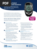 True Metrix Pro Manual | PDF | Diabetes | Causes Of Death