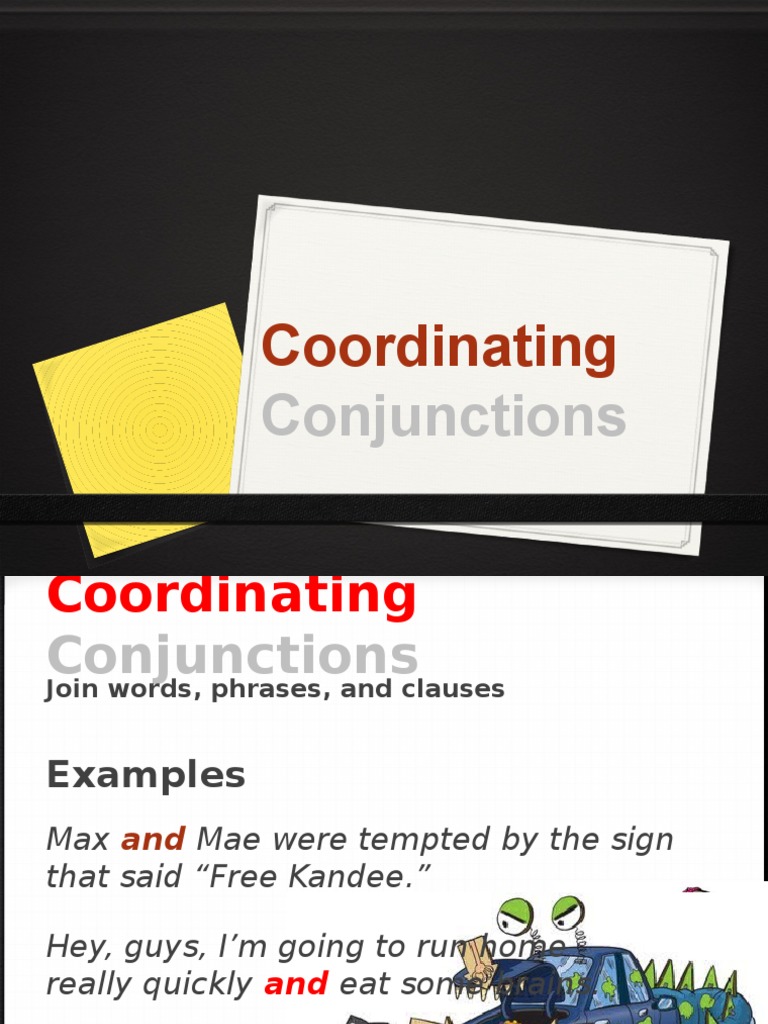 Coordinating Conjunctions | PDF