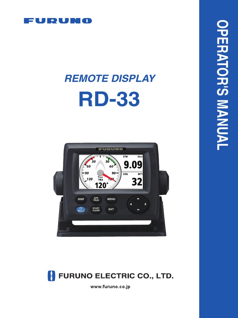 Furuno Rd-33 Manual | PDF