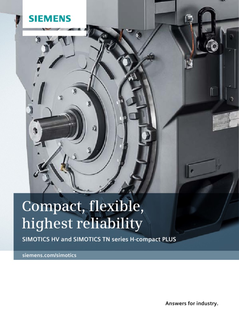 Simotics Hv and Simotics Tn Series H-compact Plus | Engines | Bearing ...