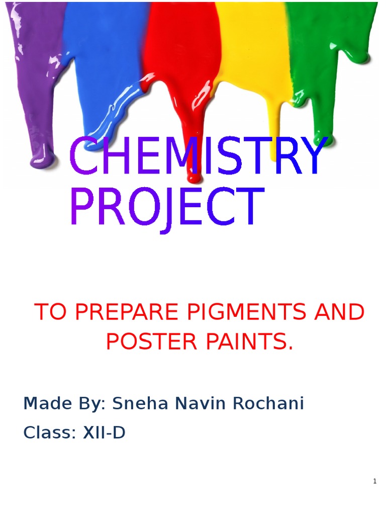 How to Prepare Pigments and Poster Paints | PDF | Cyanide | Paint