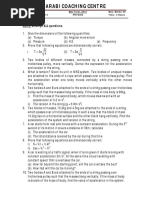 Class Ix Physics Worksheet 1 Motion 2019-20 | PDF | Velocity | Acceleration