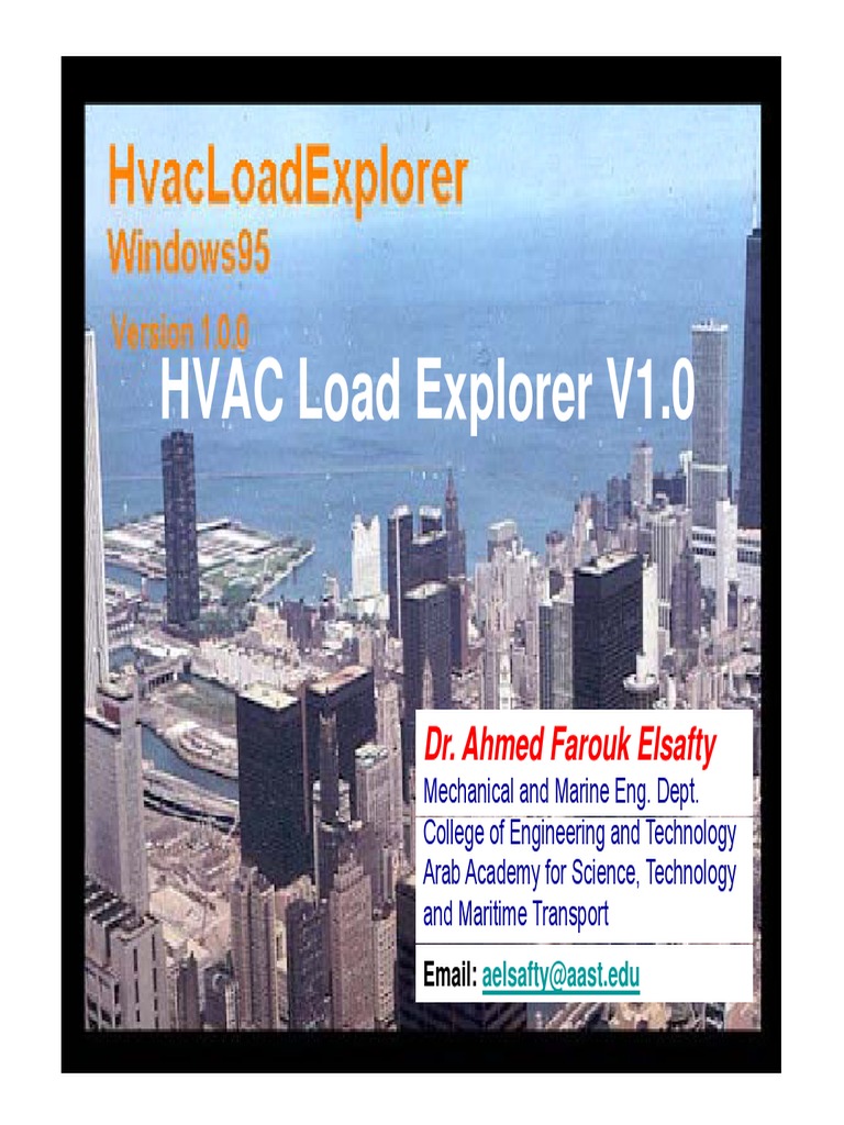 1-HVAC Load Explorer V1 | PDF | Microsoft Windows | Computer File