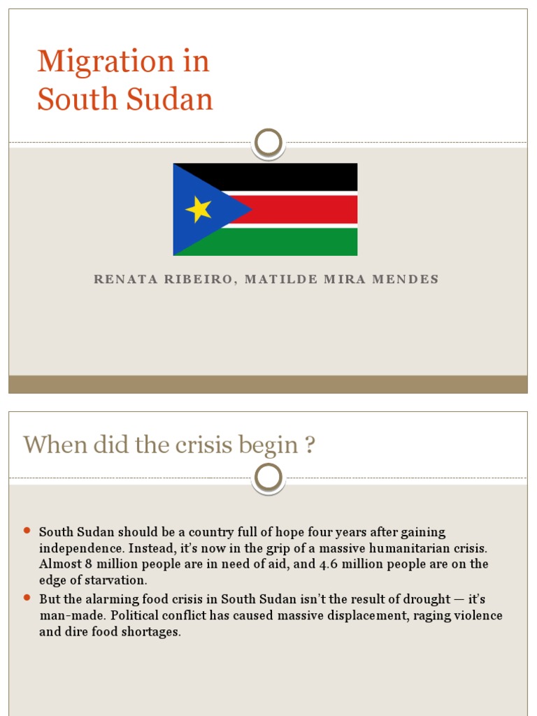 Migration in Sudan | PDF | South Sudan | Sudan