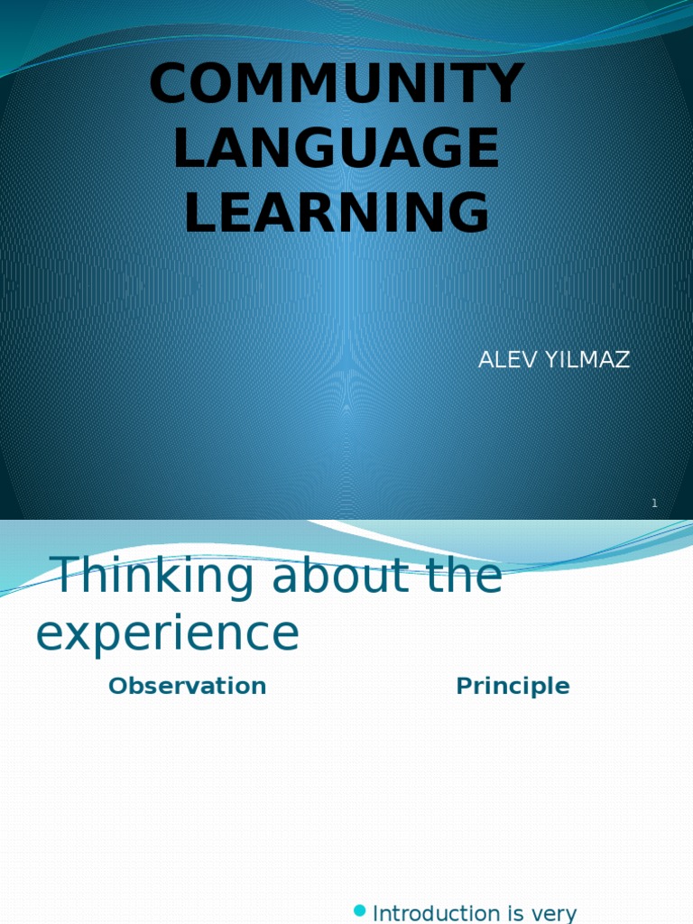 Community Language | PDF | Career & Growth | Wellness