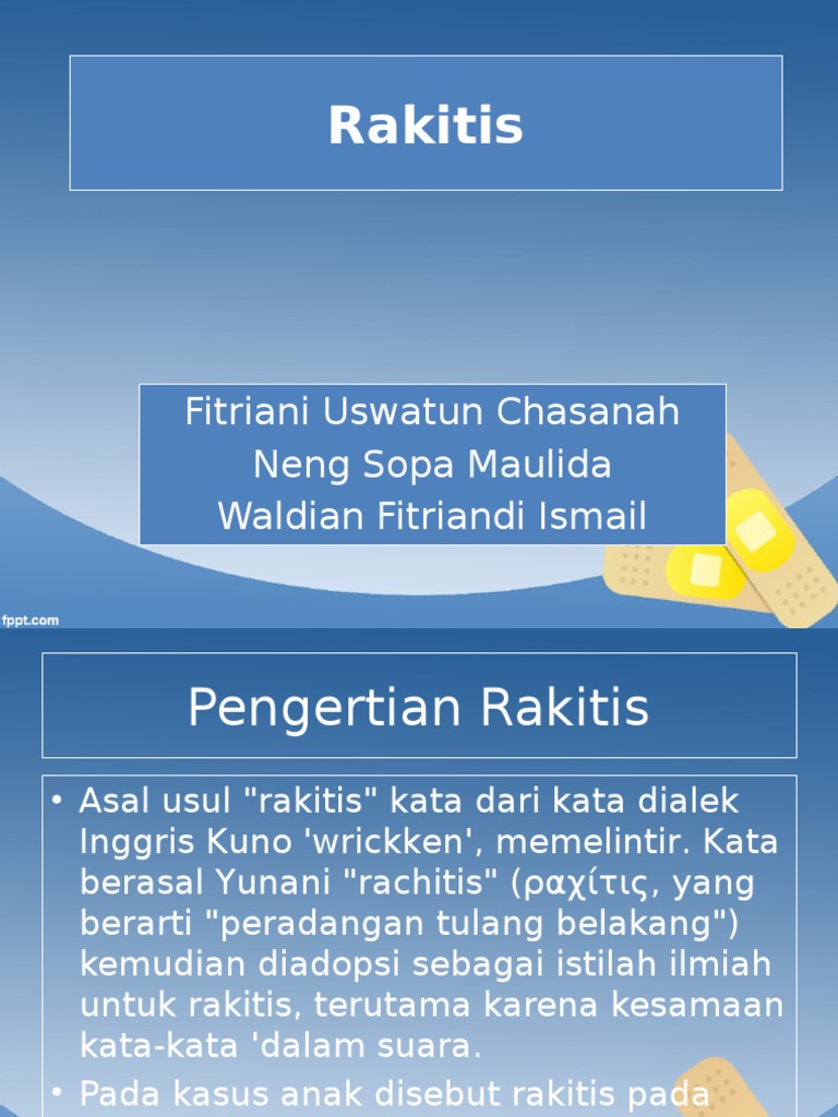 Rakitis 2 | PDF | Kesehatan Holistik