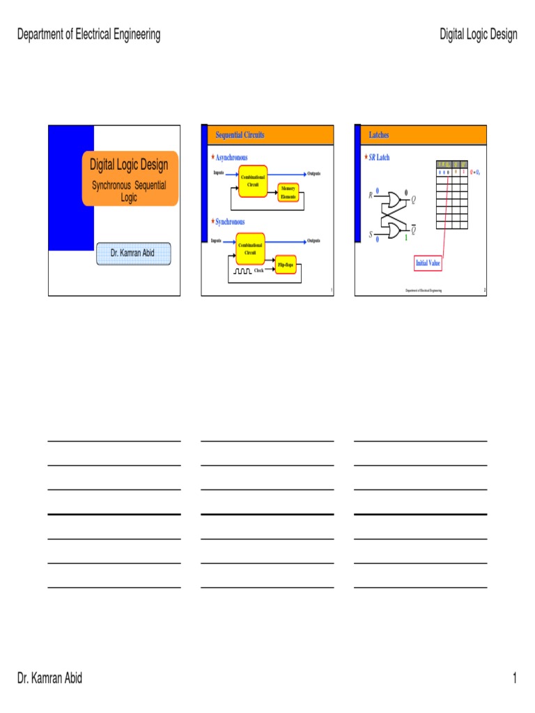 Chapter 5 Synchronous Sequential Circuit | PDF | Logic | Electronic Design Chapter 5 Synchronous Sequential Circuit | PDF | Logic | Electronic Design