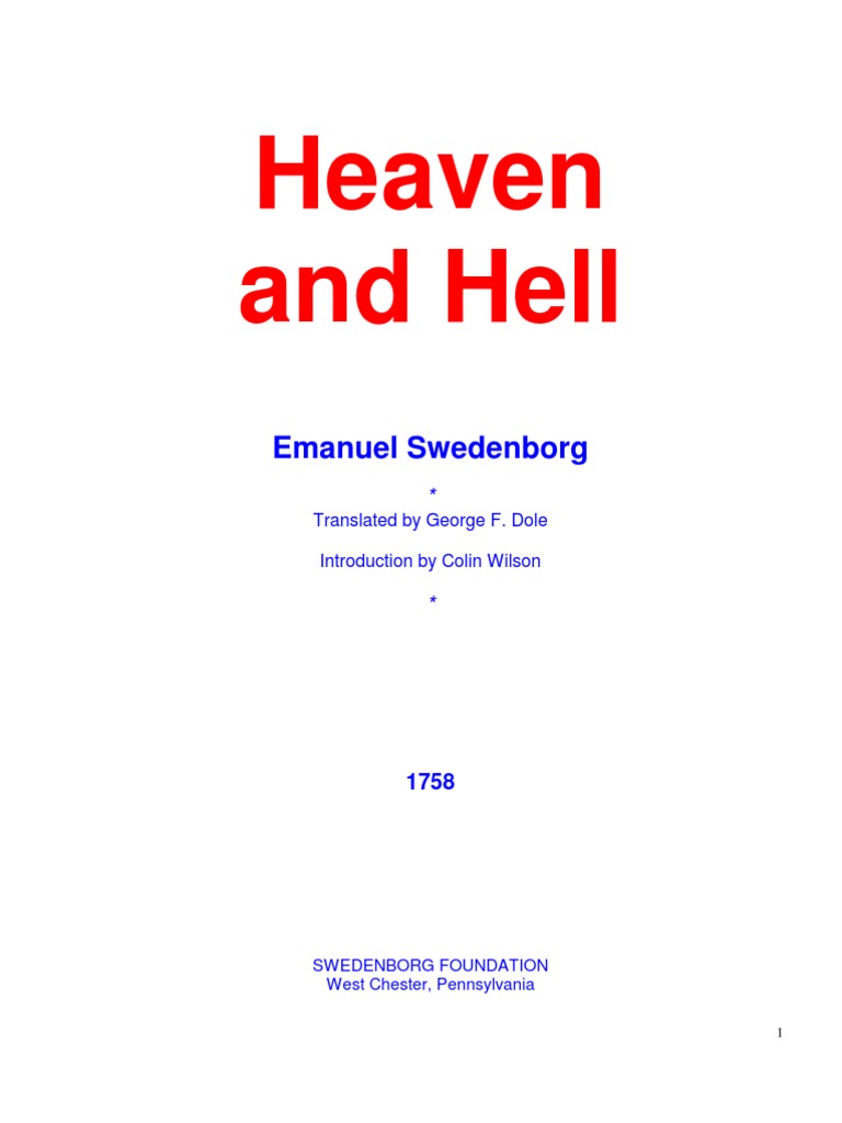 Swedenborg's Heaven and Hell Explained | PDF | Heaven And Hell ...