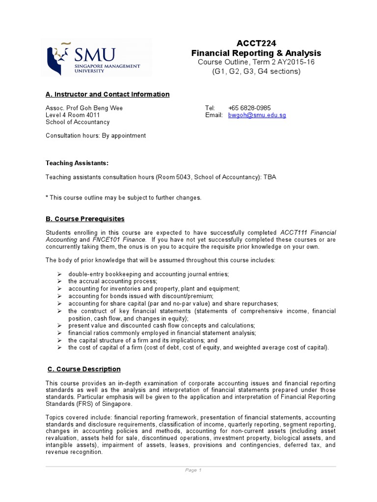 ACCT224 | PDF | Deferred Tax | Financial Statement
