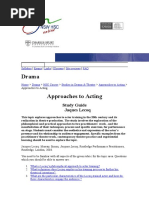 Laban Movement Analysis for Actors | PDF | Cognition | Psychological ...