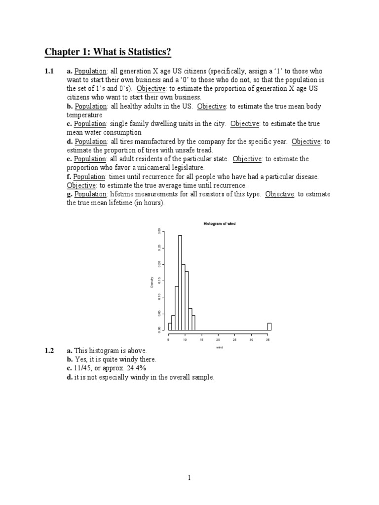 Mathematical Statistics With Applications 7th Edition, Wackerly CH 1 ...