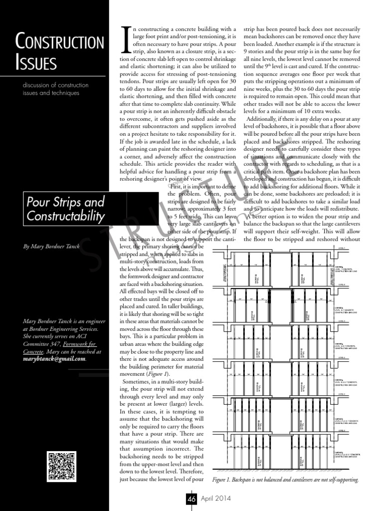 Pour Strips | PDF | Prestressed Concrete | Concrete