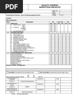 Checklist Before Taking The Possession: Sr. No. Description of Items ...