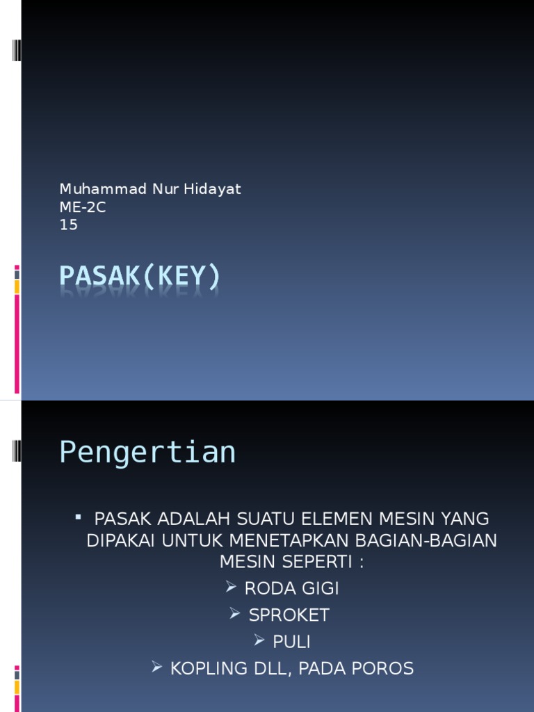Pasak | PDF