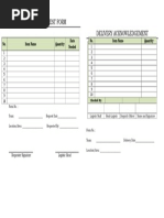Material Request Form Template | PDF